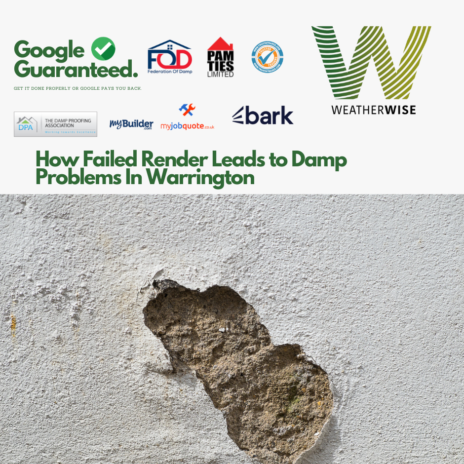 How Failed Render Leads to Damp Problems In Warrington