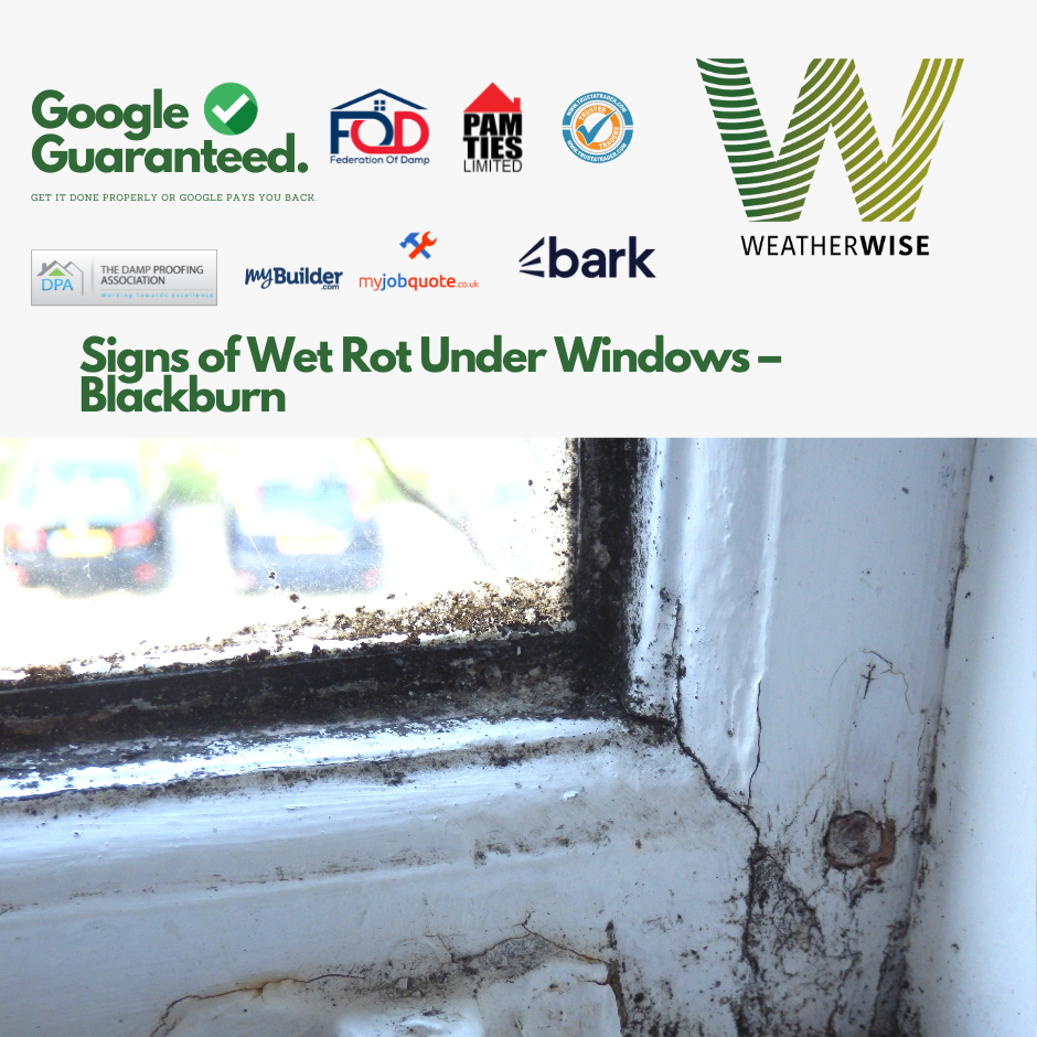 Signs of Wet Rot Under Windows – Blackburn