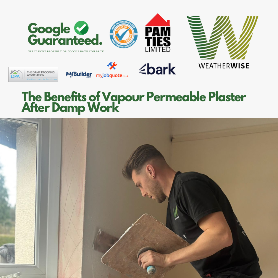 The Benefits of Vapour Permeable Plaster After Damp Work
