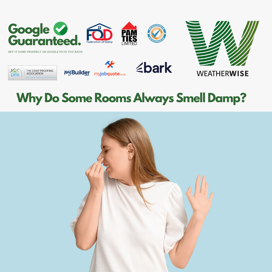 Why Do Some Rooms Always Smell Damp?